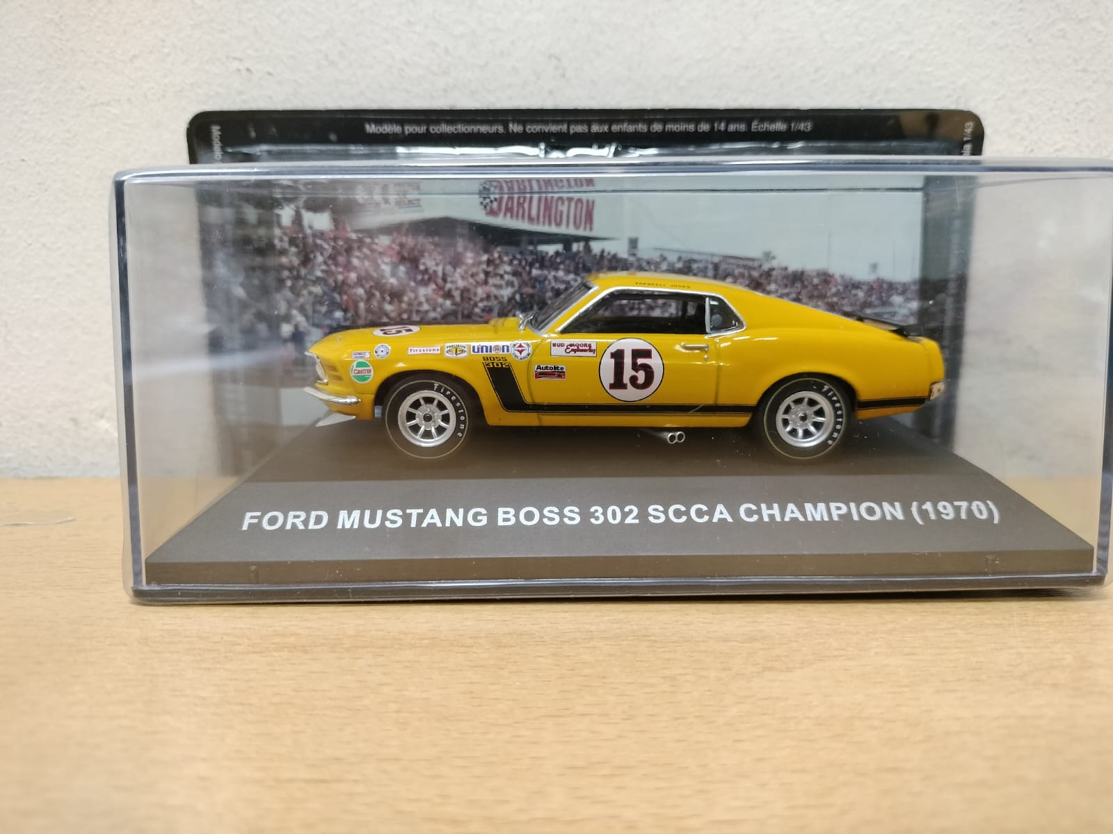 #23 Ford Mustang Boss 302 SCCA Champion COLLECTION AMERICAN CARS 1/43 ...